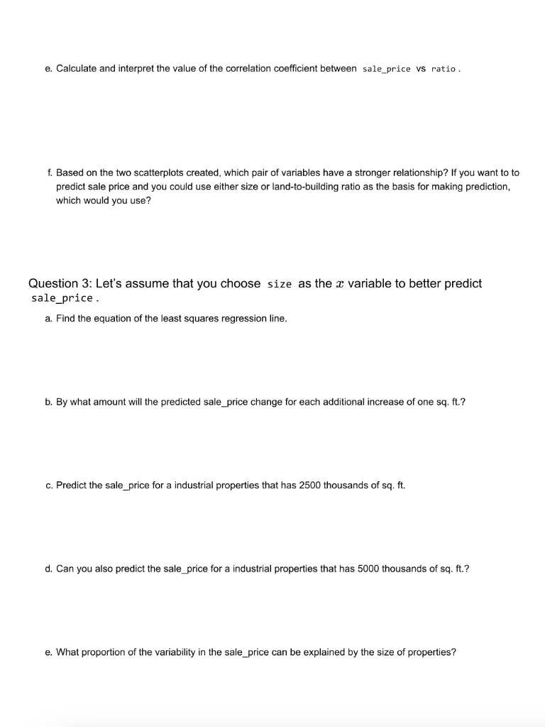 Solved Project: Simple Linear Regression with RStudio Math | Chegg.com