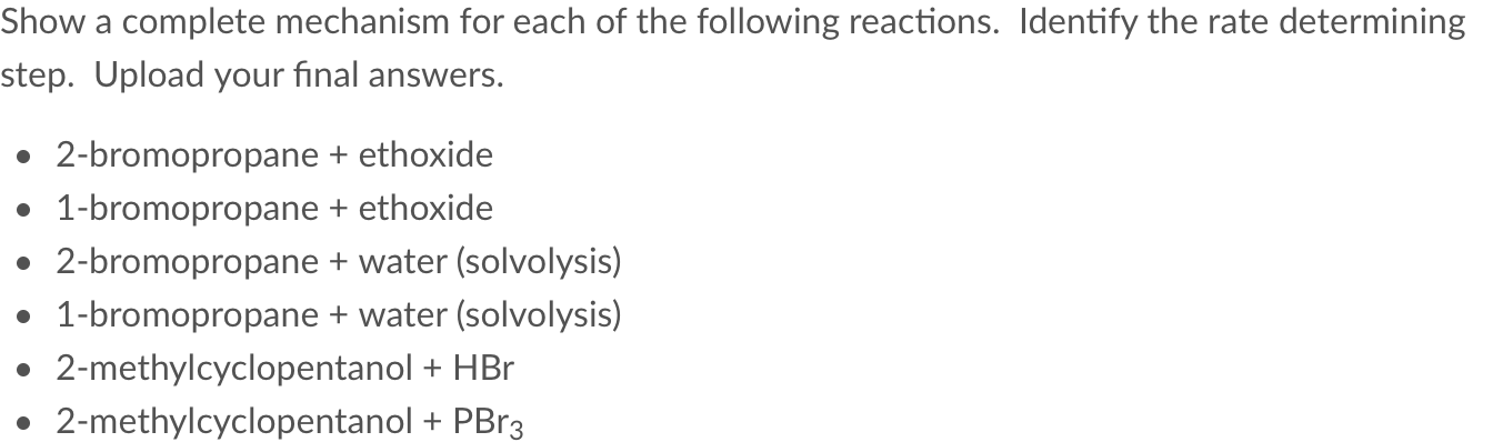 Solved Show a complete mechanism for each of the following | Chegg.com