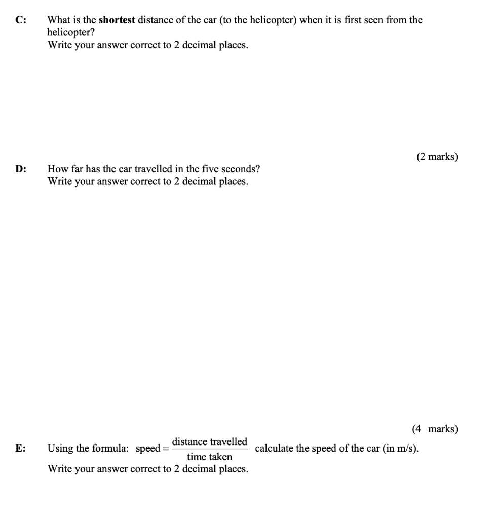 Solved TASK THREE [13 MARKS TOTAL): A helicopter is hovering | Chegg.com