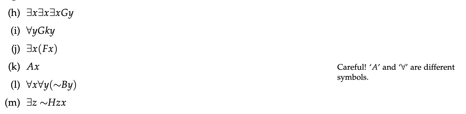 Exercises for Chapter 11 11.1 Well-formed Formulas in | Chegg.com