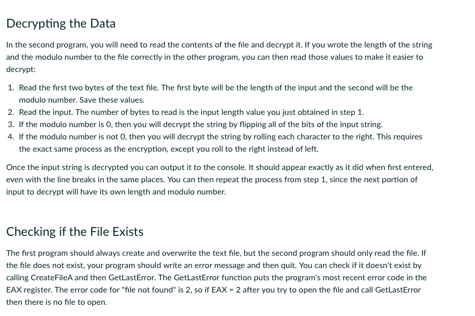 Solved write the code in mass assembly language .asm. Read | Chegg.com