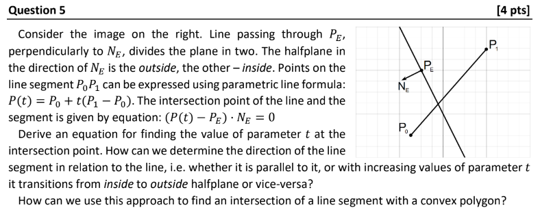 Solved Consider the image on the right. Line passing through | Chegg.com