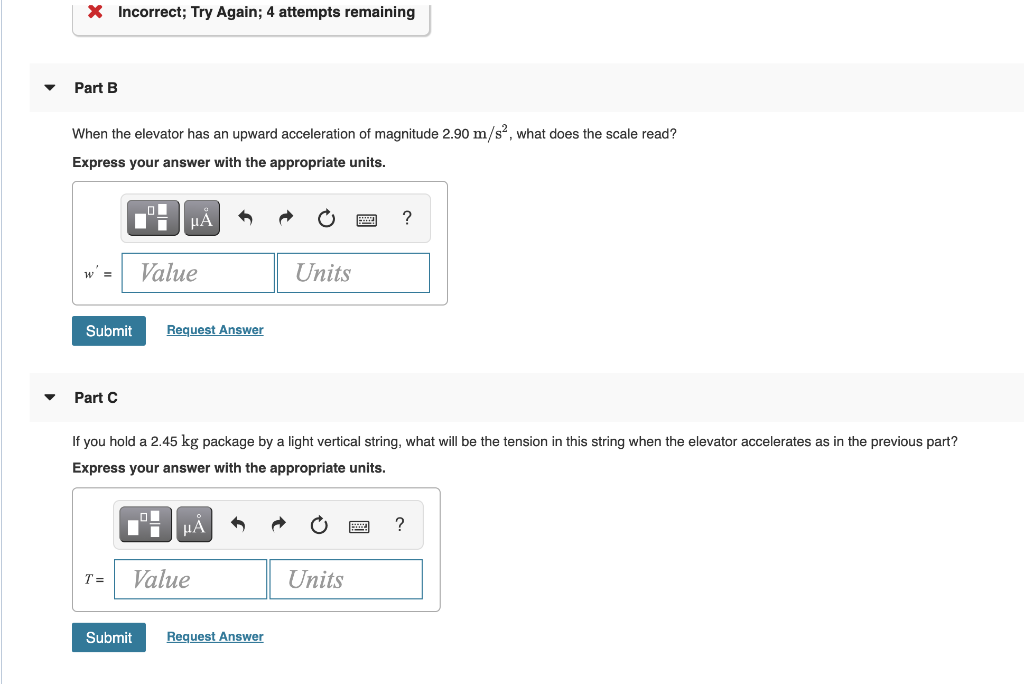 Solved Part B A person pulls horizontally on block B in the | Chegg.com