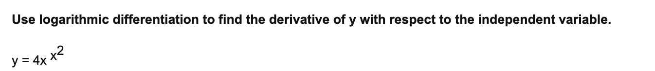 Solved Use logarithmic differentiation to find the | Chegg.com