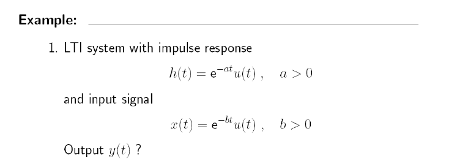 Solved 1. LTI system with impulse response h(t)=e−atu(t),a>0 | Chegg.com
