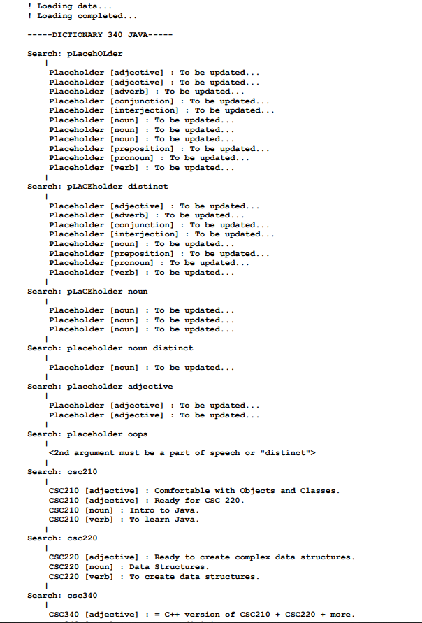 We are hired to implement an interactive dictionary. | Chegg.com