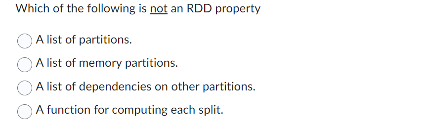 Solved The spark.sql.shuffle.partitions configuration | Chegg.com Solved The spark.sql.shuffle.partitions configuration | Chegg.com