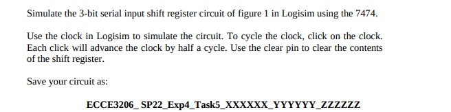 Solved Simulate the 3-bit serial input shift register | Chegg.com Solved Simulate the 3-bit serial input shift register | Chegg.com