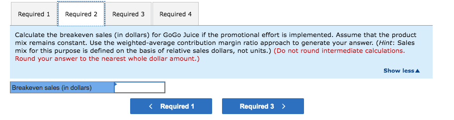 Solved Problem 9-42 (Algo) CVP Analysis; Sensitivity | Chegg.com