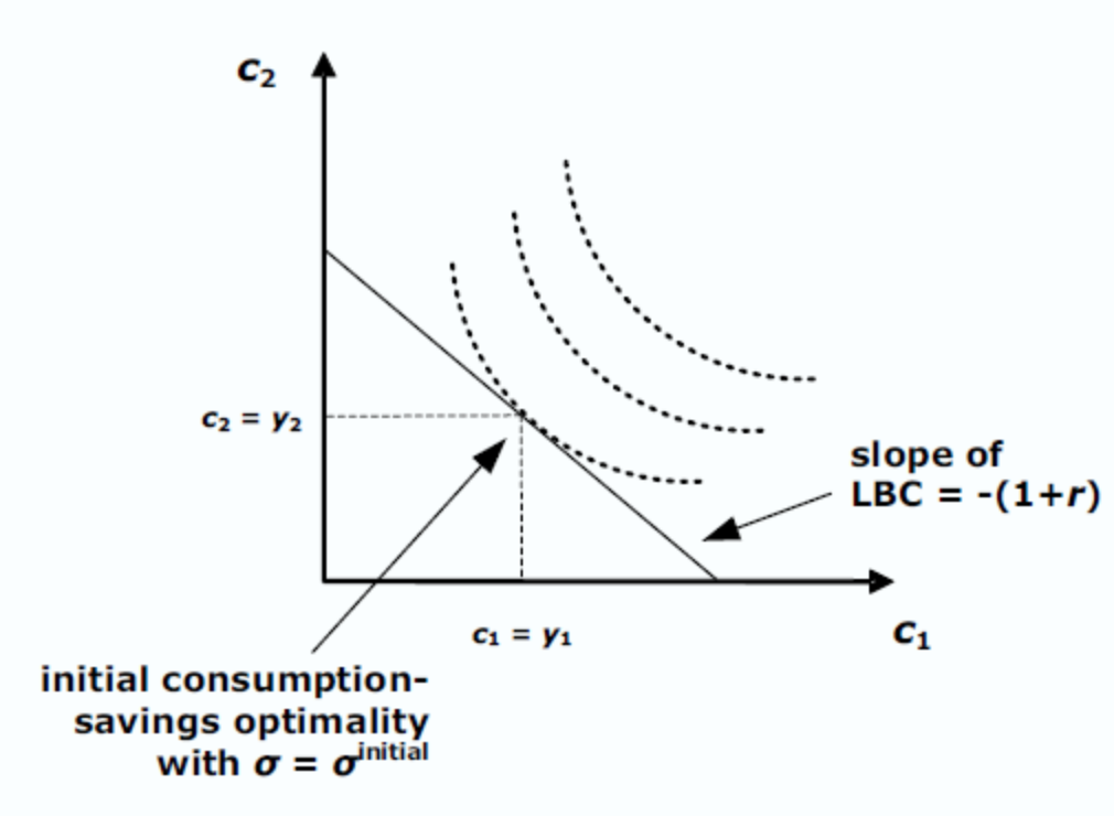The lifetime utility function of the representative | Chegg.com