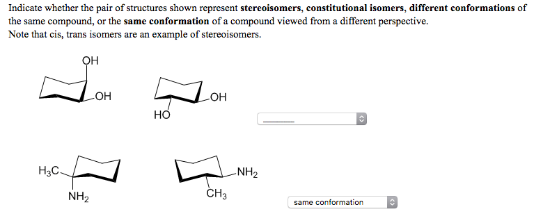 Solved Indicate whether the pair of structures shown | Chegg.com