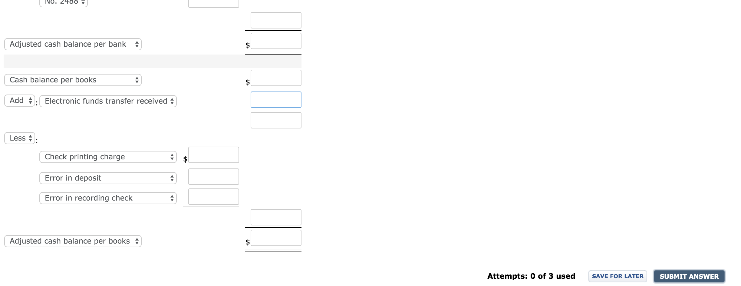 Solved Problem 7-04A (Part Level Submission) The bank | Chegg.com