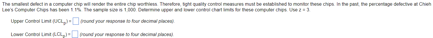 Solved The smallest defect in a computer chip will render | Chegg.com