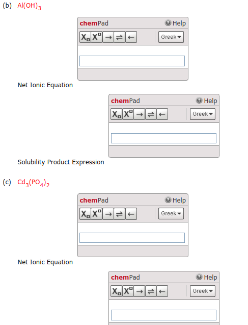 Solved Write the ionic equation for dissolution and the | Chegg.com