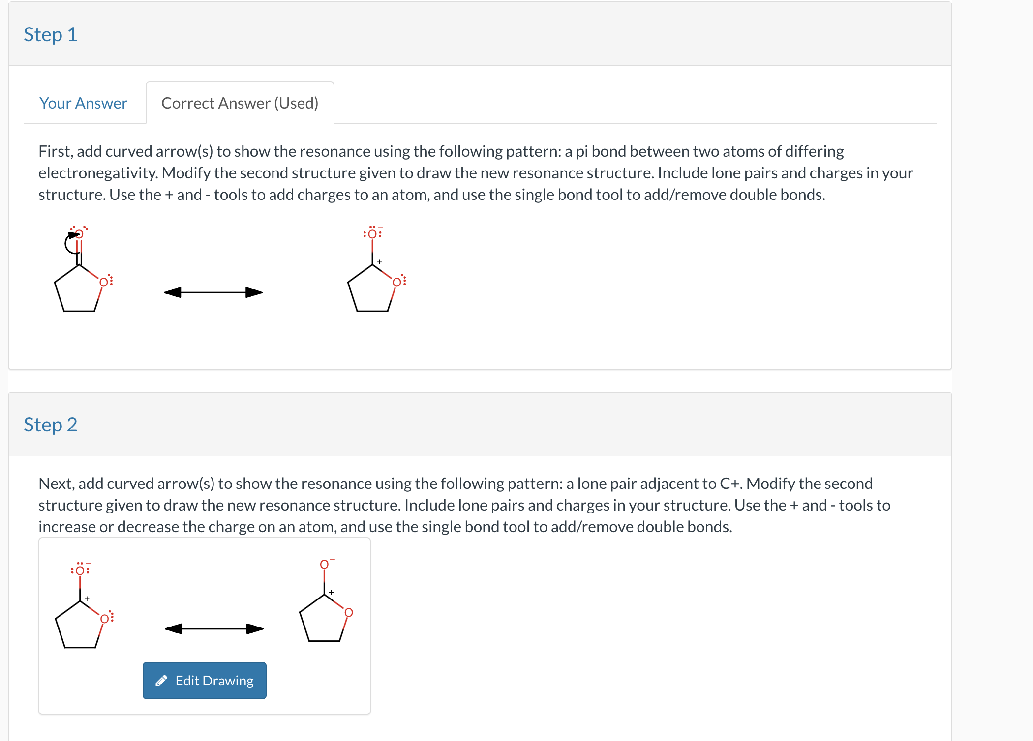 Solved Correct Answer (Used)First, add curved arrow(s) ﻿to | Chegg.com