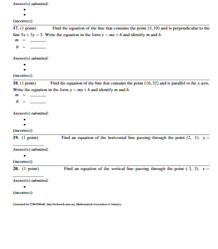 Solved 1. (1 point) Solve the equation 6x+6=2x+3 | Chegg.com