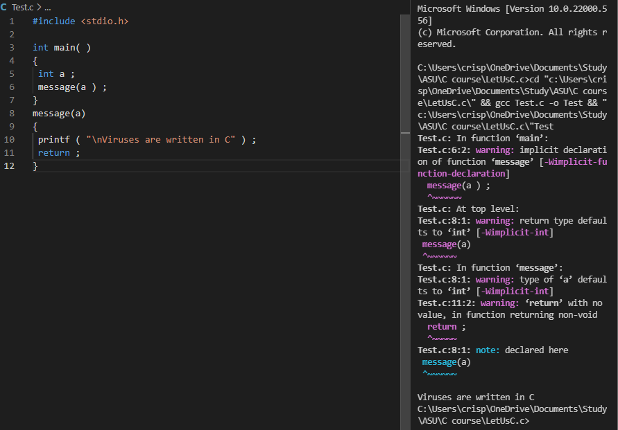 Solved Hi there, I am writing the bellow function to printf | Chegg.com