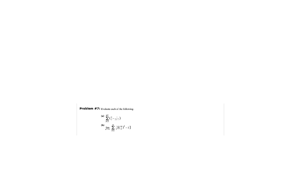 Solved Problem 7 Evaluate Each Of The Following ܕܕ Aj