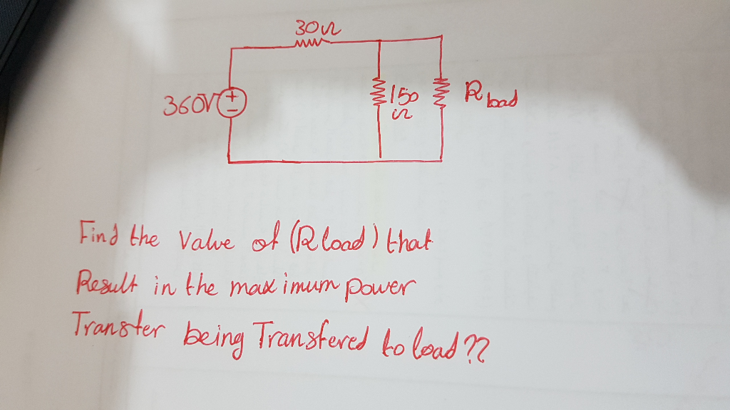 Solved circuit 1 find the value of R load that result in the | Chegg.com