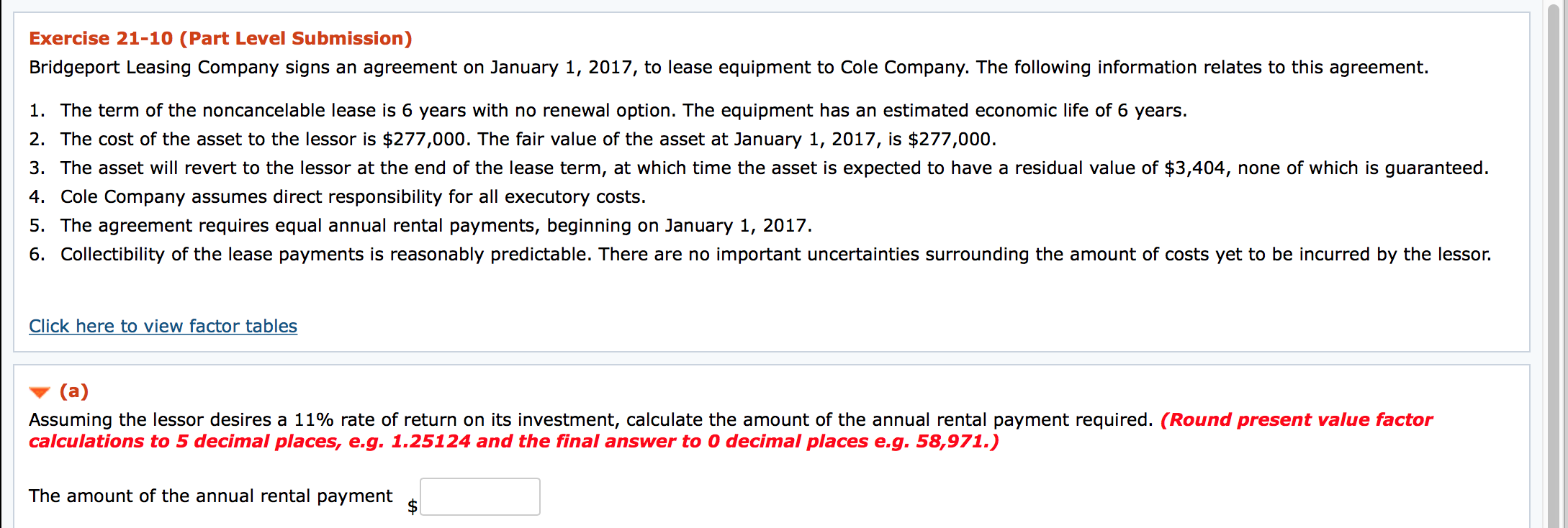 Solved Exercise 21-10 (Part Level Submission) Bridgeport | Chegg.com