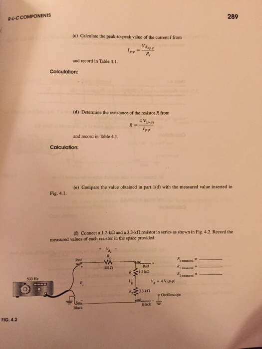Solved Experiment 288 Procedure Part 1 Resistance A 