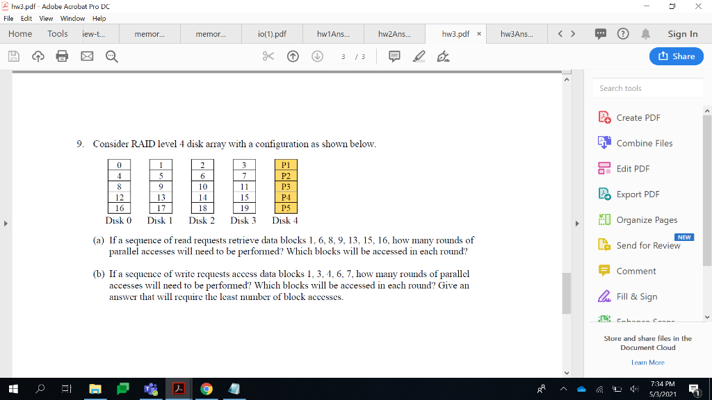Solved וב hw3.pdf - Adobe Acrobat Pro DC File Edit View | Chegg.com
