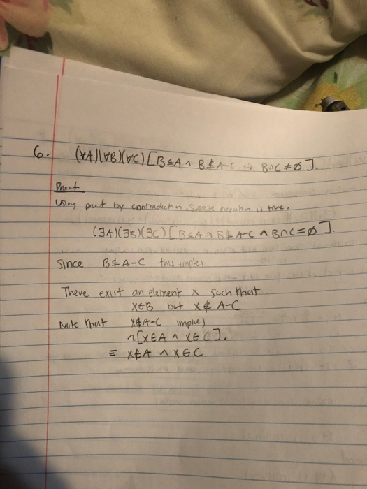 Solved use proof by contradiction to prove For all sets A, B | Chegg.com