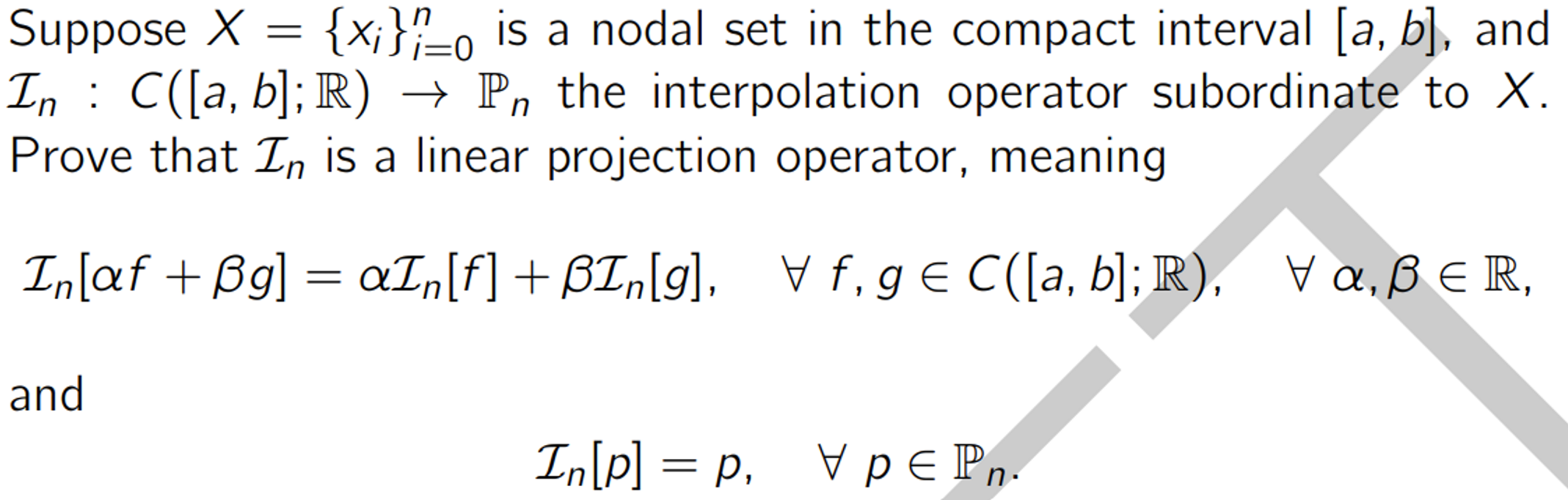 Suppose X={xi}i=0n is a nodal set in the compact | Chegg.com