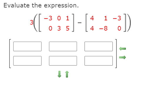 Solved Evaluate the expression. 3 (1 :::)-(4 6 :) | Chegg.com