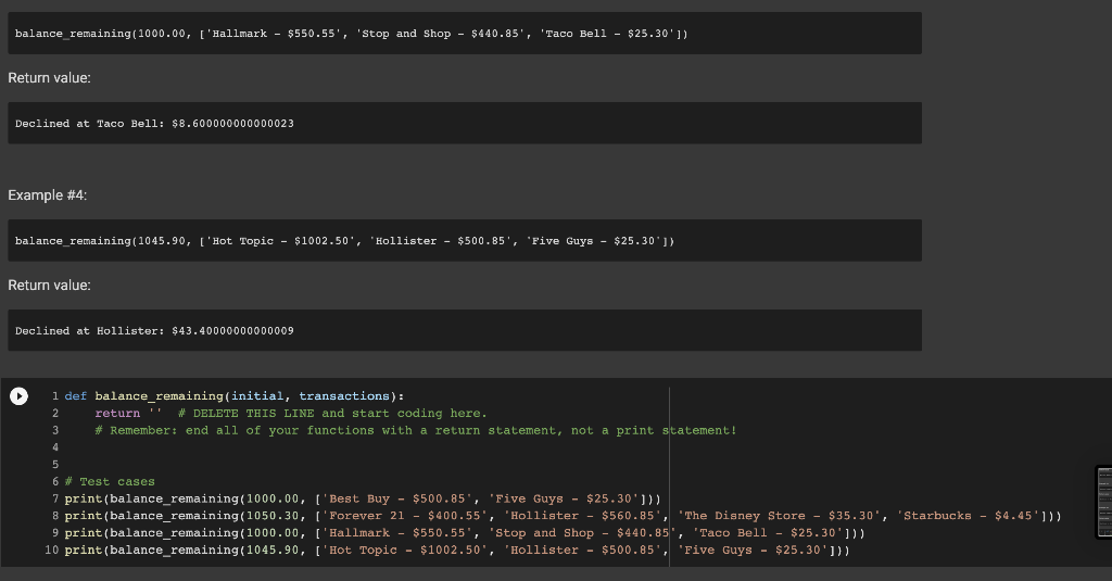 Solved Part 4: Shopping Spree (10 points) Isabel is going | Chegg.com