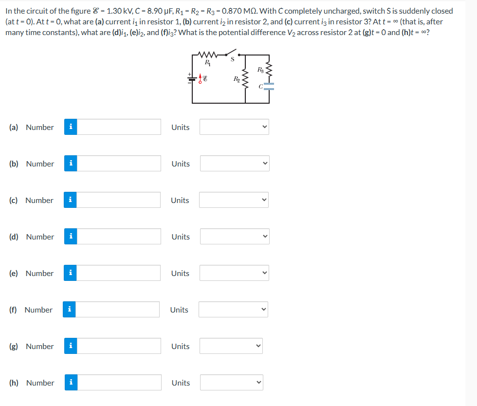 Solved In the circuit of the figure | Chegg.com