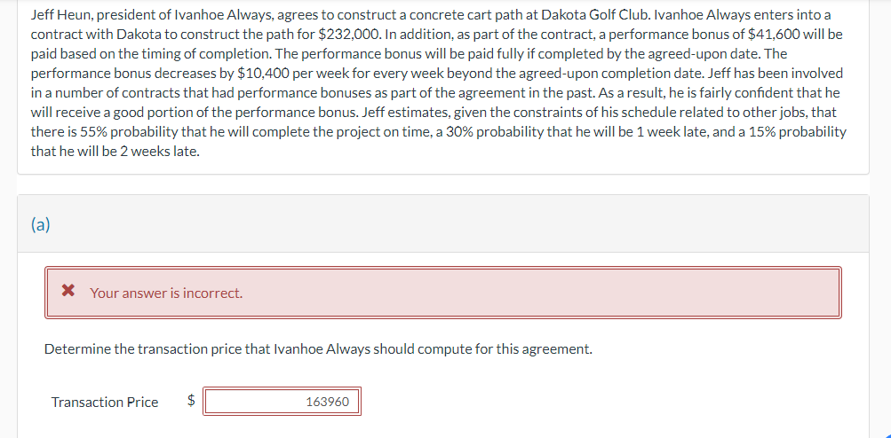 Solved Jeff Heun, president of Ivanhoe Always, agrees to | Chegg.com