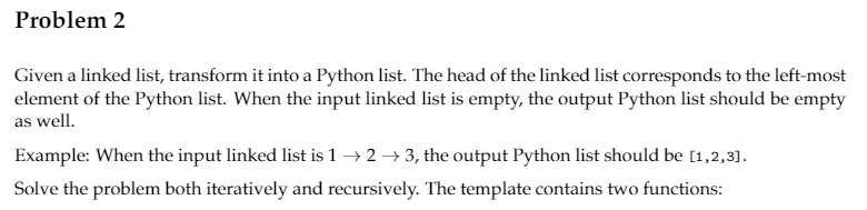 Solved Problem no. 2 must be recursive. Class Node is | Chegg.com