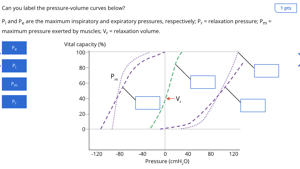 Solved Can you label the pressure-volume curves below? \\( | Chegg.com