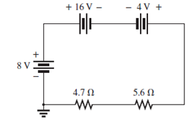 Solved 1) .Combine the series voltage sources into a single | Chegg.com