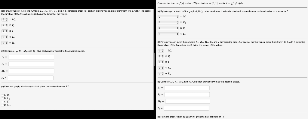 Solved Consider the function f(x) = sin(x2/2) on the | Chegg.com