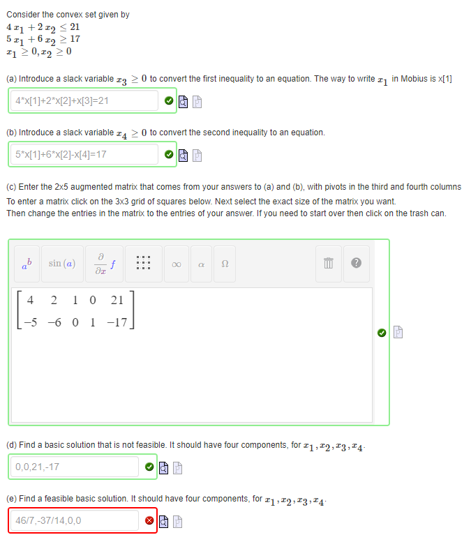 Solved Consider the convex set given by | Chegg.com
