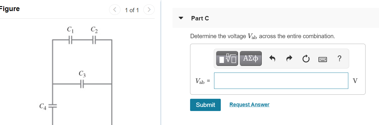 Solved Suppose in the figure(Figure 1) that C1 = C2 = C3 = | Chegg.com