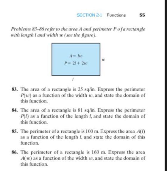 Area Of A Rectangle Problems
