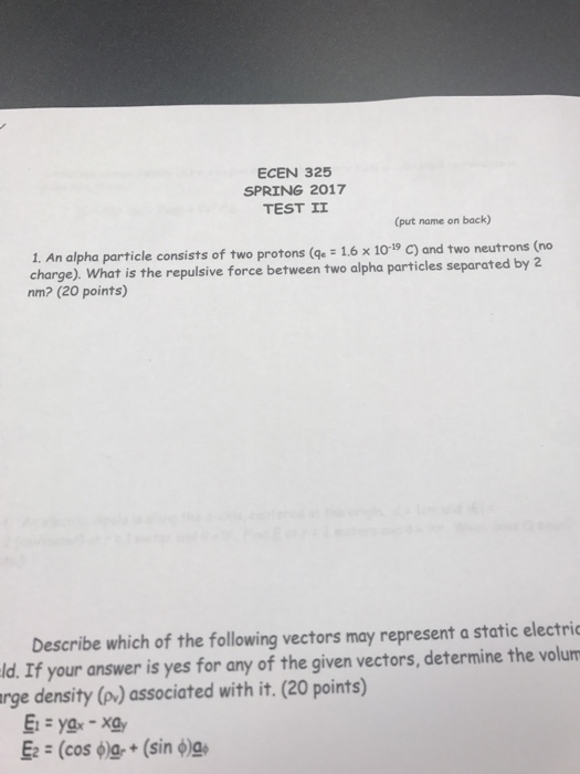 Solved An alpha particle consists of two protons (q_e = 1.6 | Chegg.com