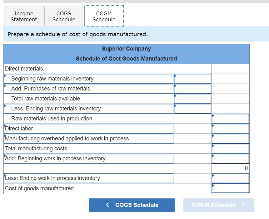 Solved Superior Company provided the following data for the | Chegg.com