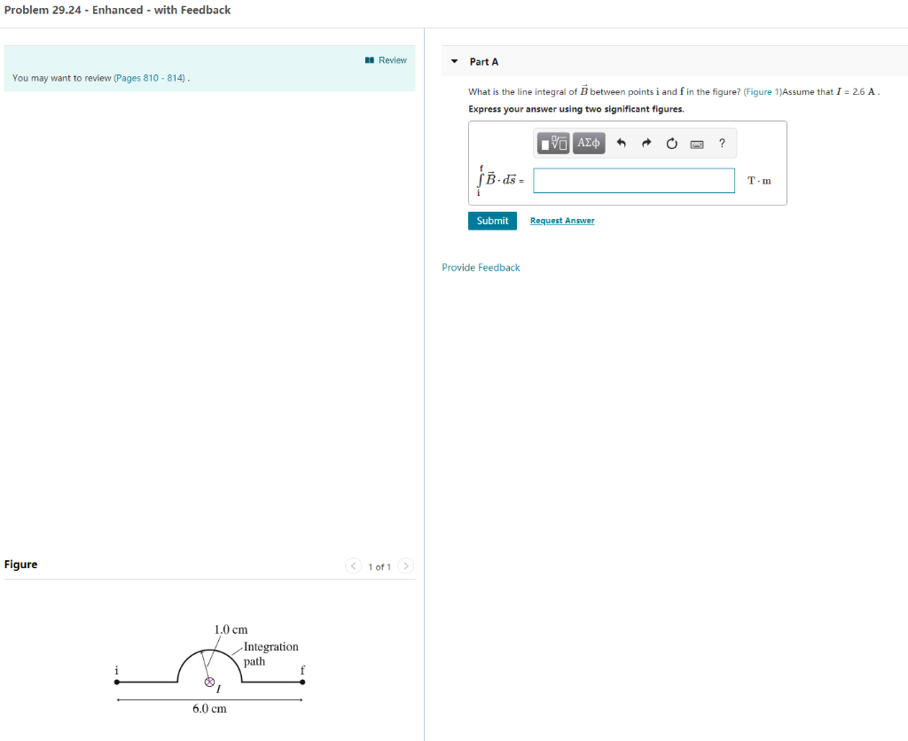 Solved Problem 29.24- Enhanced with Feedback Review Part A | Chegg.com