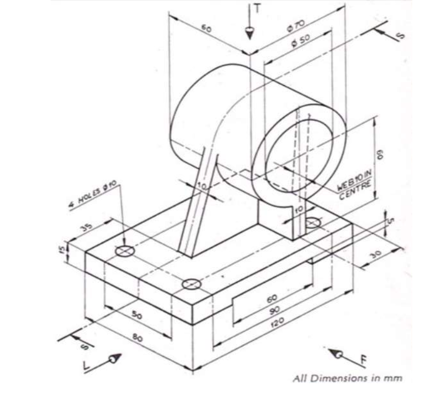 Solved Using the figure below with the associated dimensions | Chegg.com