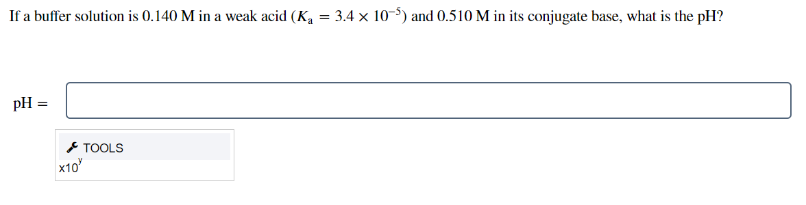 Solved If a buffer solution is 0.140M in a weak acid | Chegg.com