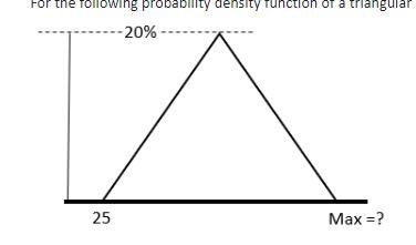 Solved For the following probability density function of a | Chegg.com