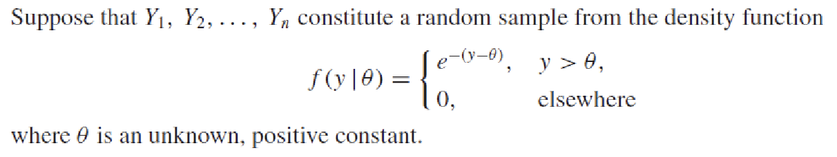 Solved Suppose that Y1,Y2,…,Yn constitute a random sample | Chegg.com
