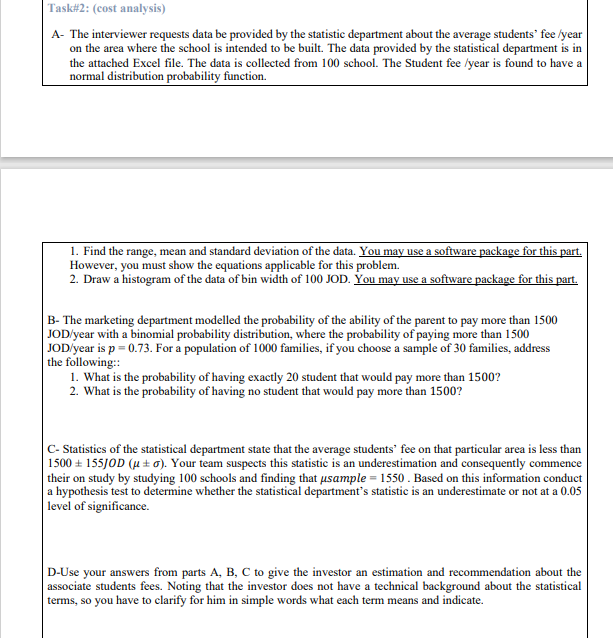 Solved You are working as a civil engineering technician in | Chegg.com