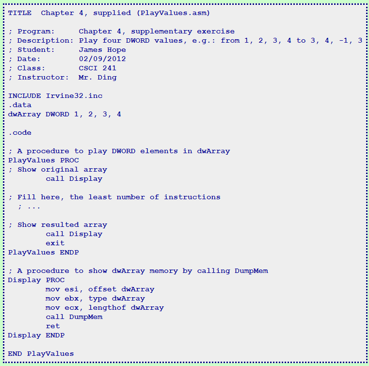 Plz see images for instructions. Must be in assembly | Chegg.com
