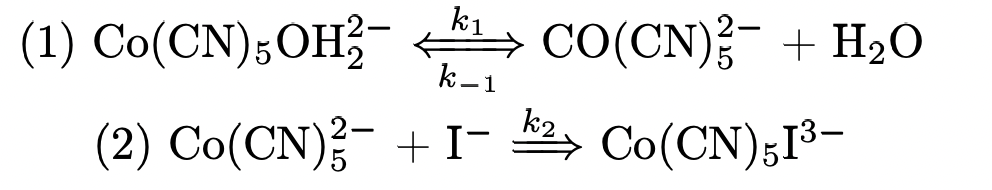 Solved The reaction between iodine ions and a | Chegg.com