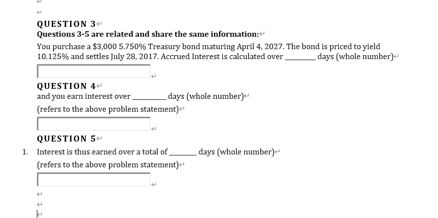 Solved QUESTION 3 Questions 3-5 are related and share the | Chegg.com